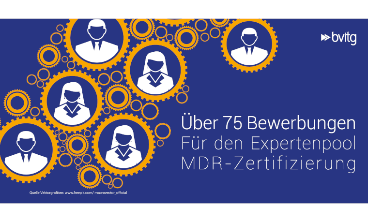 Über 70 Bewerbungen für Expertenpool für MDR-Zertifizierung